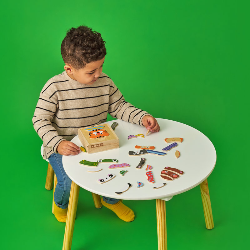 +D2 · PUZLE MEZCLA ANIMALES MADERA